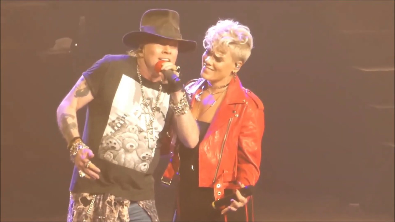 Axel Rose y Pink cantan a Dúo Improvisado