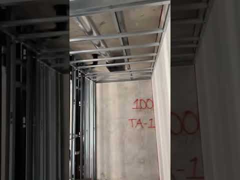 #metalframing #steelframe #framing #metalstuds #steelframing #bulkhead #ceiling #shorts #condo
