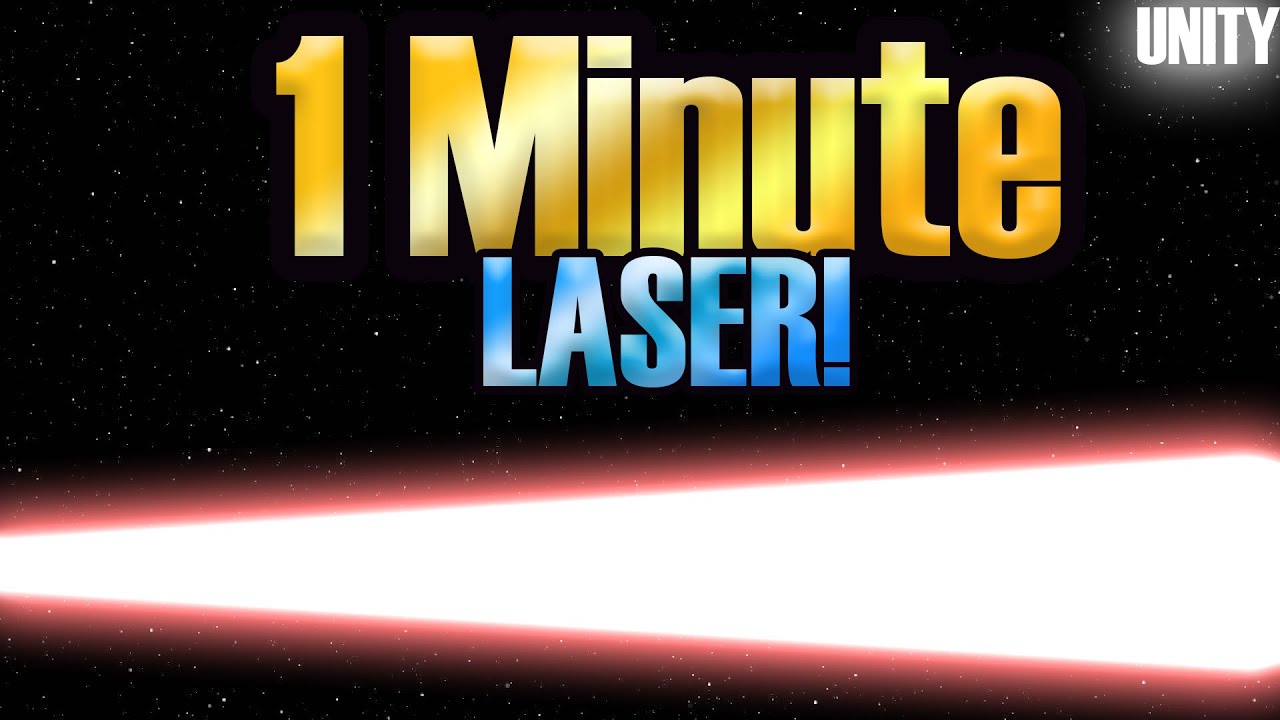 Create a 2D laser in 60 seconds UNITY