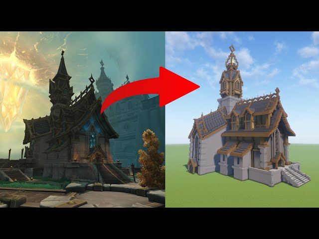 Hallowfall - Mereldar Church Minecraft Map