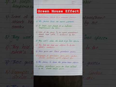 Few lines on greenhouse effect in english l 10 lines on greenhouse effect l #greenhouse #shorts