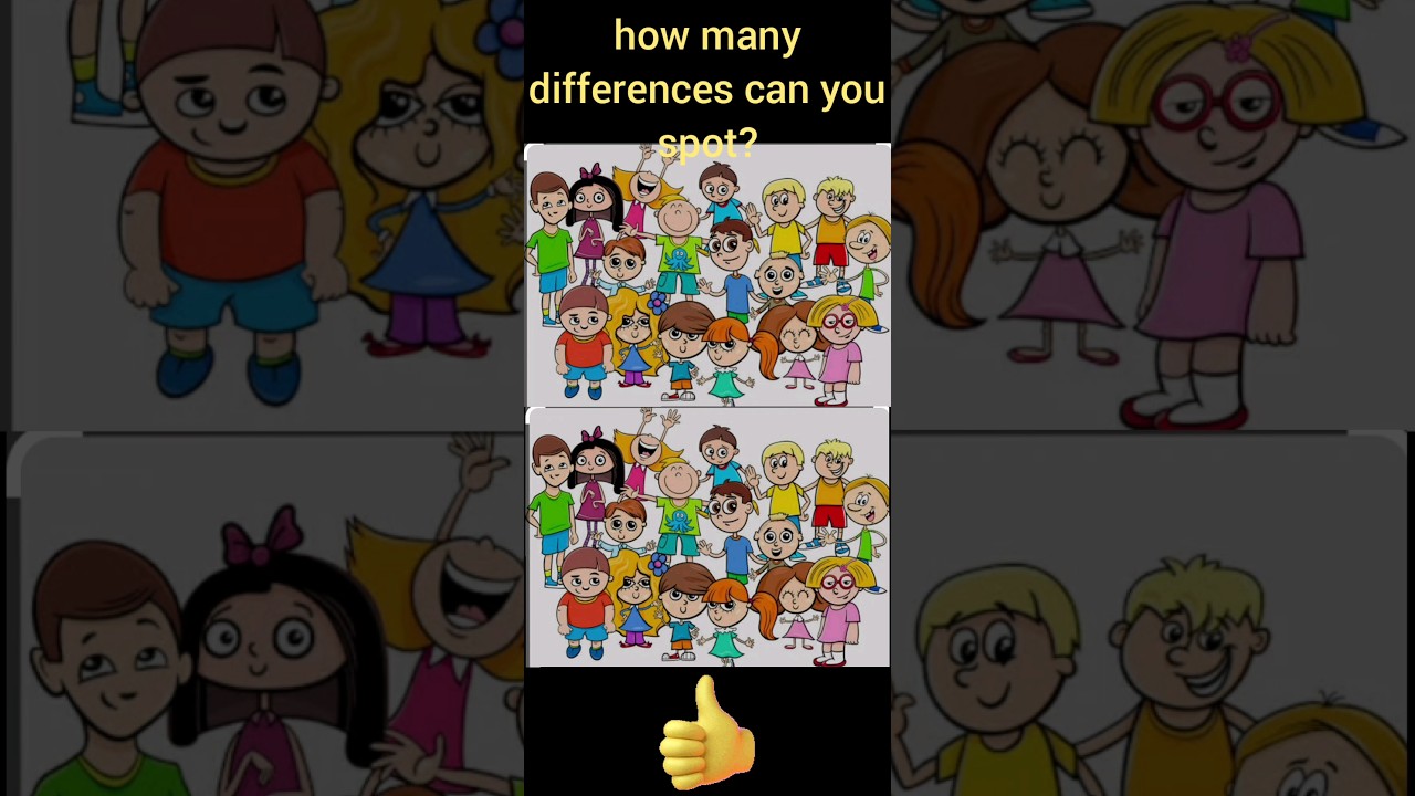 Spot Differences: premium vector,  #shorts #viral #challenge