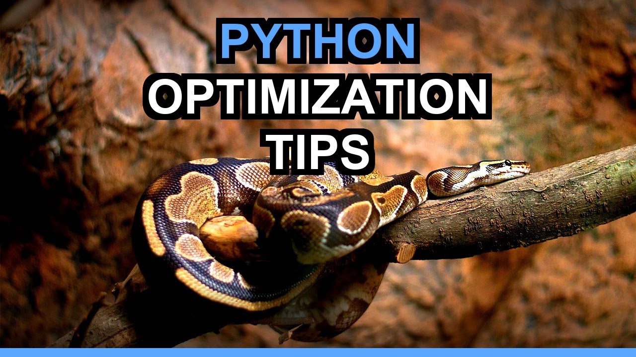 PYTHON PERFORMANCE OPTIMIZATION TIPS — Elevate Learn