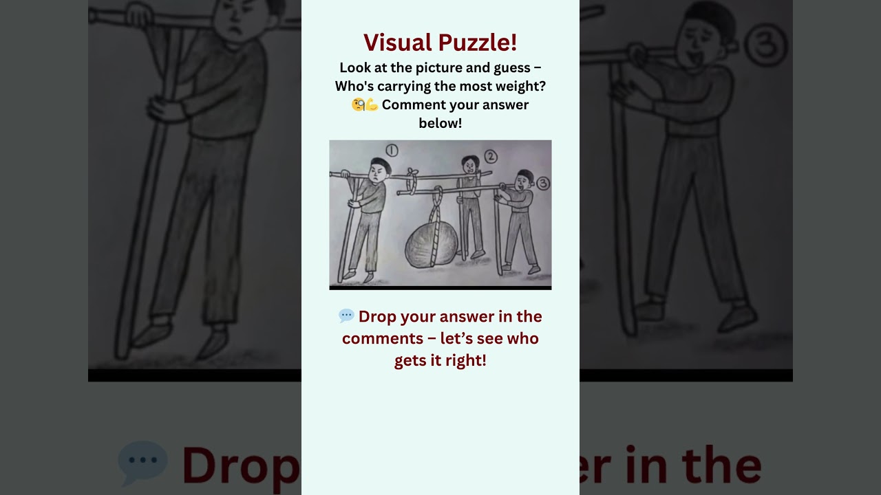 🎯 Can You Guess It Right 🤔 Drop Your Answer in the Comments! 💬 #visualpuzzle