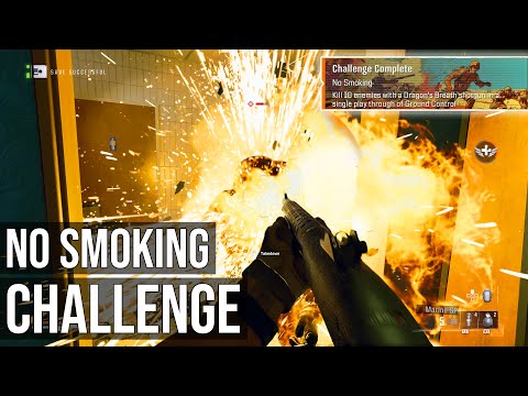 Black Ops 6 - No Smoking Challenge / Calling Card (Kill 10 Enemies With A Dragon's Breath Shotgun)