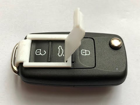 Free STL file VW Car Key Fob Protection with Flip Cover・3D printing ...