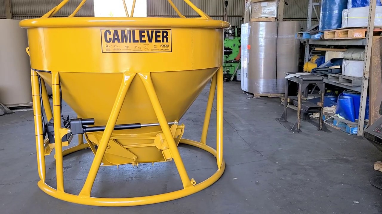 CAMLEVER CONCRETE BUCKETS WIRELESS OPERATED 30