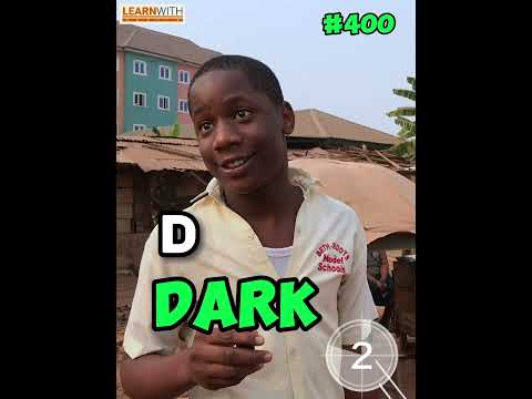 The challenge is to give 4-letter words all beginning with the letters A - Z #shorts #shortsvideo