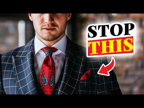 12 Things Elegant men NEVER wear.... So STOP!