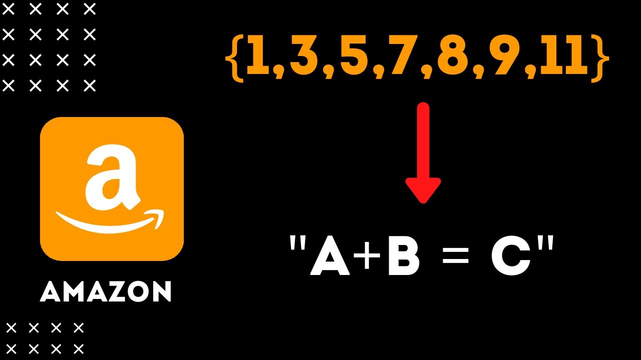 Amazon Coding Interview Question Explained - Find triplets that satisfy the equation | 2020