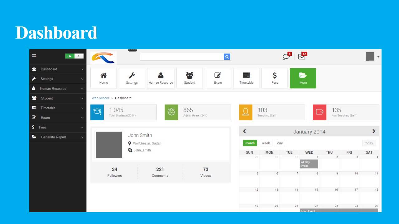Web School - Web Based School Management Software