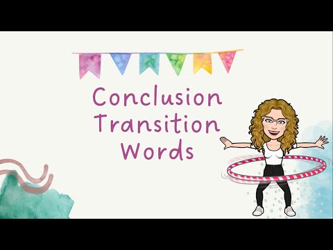 Conclusion Transition Words - Thinking in English  💜