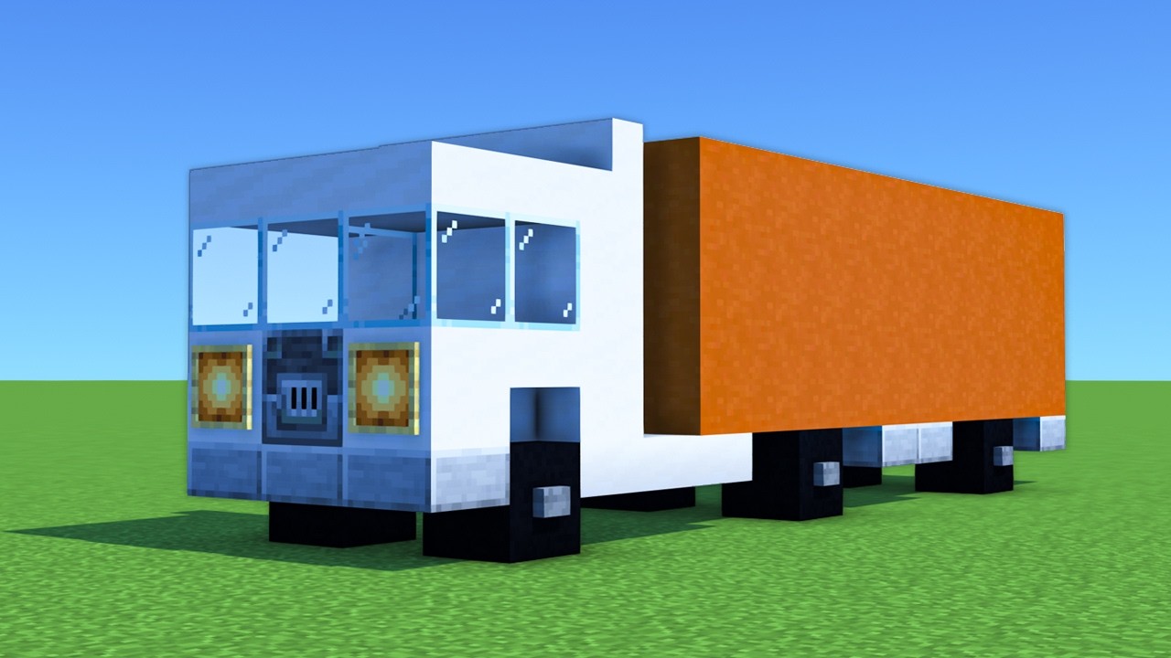 Minecraft Tutorial: How To Make A Truck - Minecraft Builders