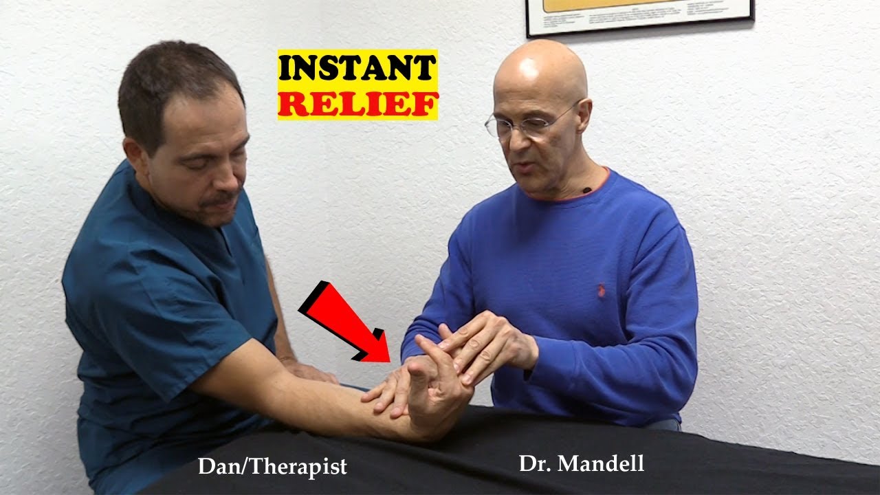 Shocking Quick Forearm Stretch for Carpal Tunnel, Tendonitis, Tennis Elbow - Dr Mandell, D.C
