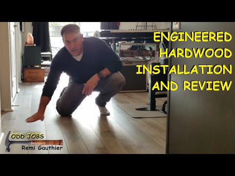 Engineered Hardwood Installation and Review