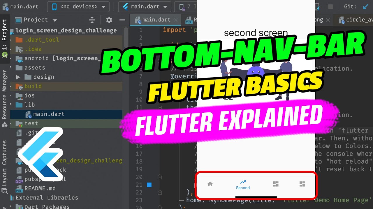 Bottom Navigation Bar - Flutter Explained