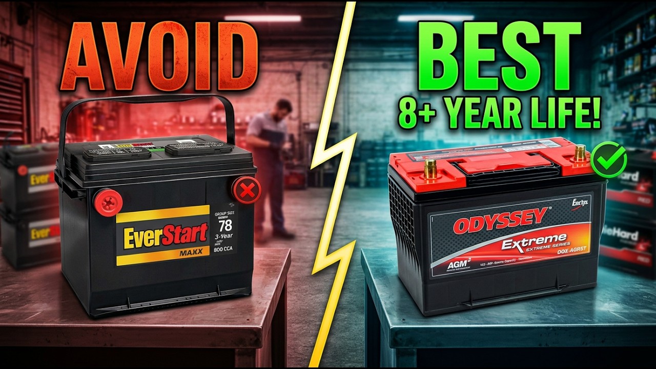The 5 Car Batteries to AVOID & The 5 That WILL Last 8+ Years!