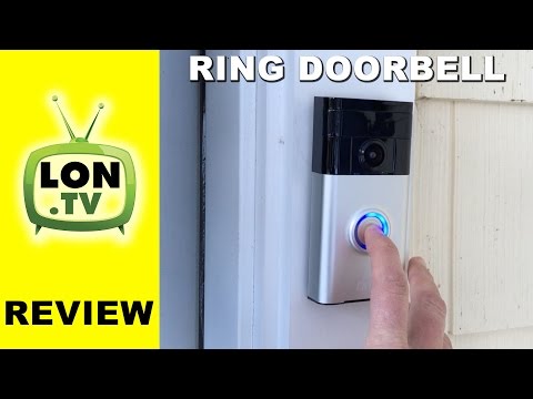 Ring Doorbell Review - WiFi Doorbell / camera security system with Internet intercom