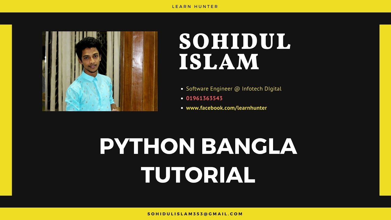 Python bangla tutorial part-1(Installation)