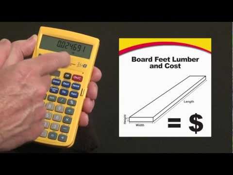 How to Calculate Board Feet Lumber and Cost | Material Estimator