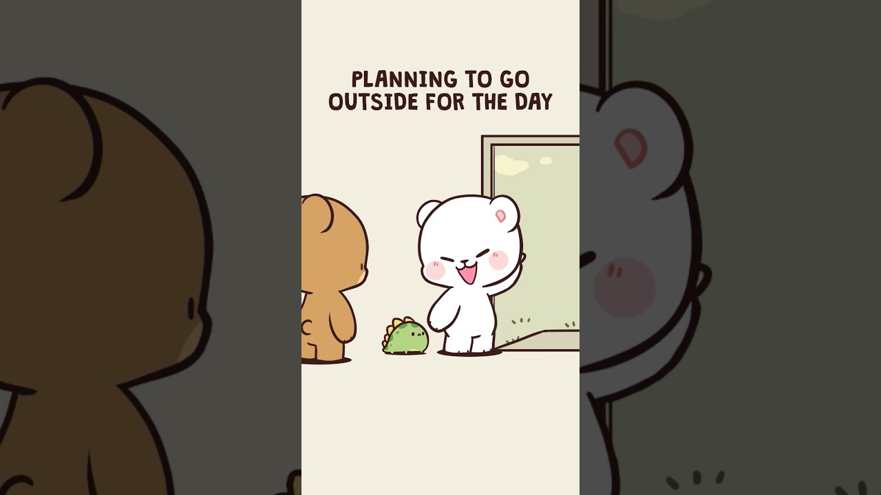 Double check ✅#shorts #milkmocha #milkandmocha #milkmochabear #bears #animation #cuteanimation