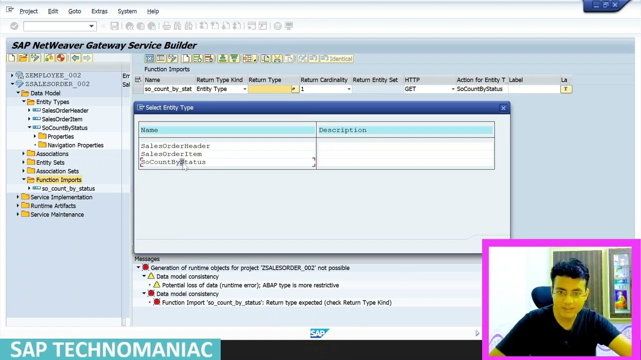 Master Function Imports in SAP OData Part 19