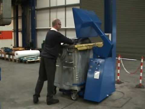 WastePac 1100L Bin Press