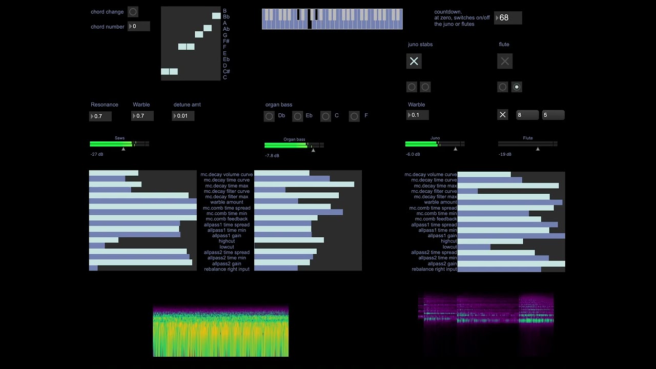 ambientpad0.0 - Max MSP recording