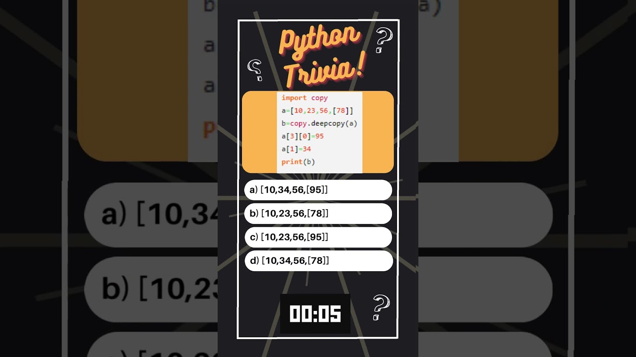Python Trivia   List 52 #coding #python #techcommunity #shorts #trending #viral #datascience