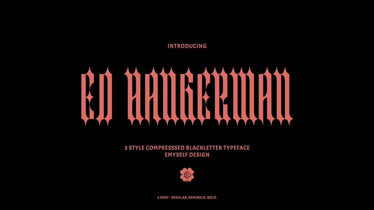 Ed Hangerman Font Download