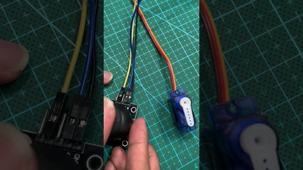 Joystick-Controlled Servo Motion with Arduino Uno
