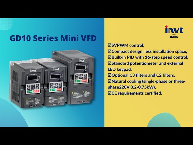 INVT VFD Drives - Invt Gd10 Series Mini Vfd Drives Manufacturer from Coimbatore