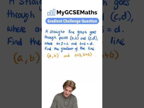 Gradient Challenge Question | GCSE Maths 2025