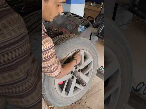 Alloy Wheel Balancing 🛞 #shorts #car #alignment #balancing #machine