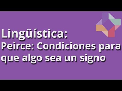 Educatina - Condiciones para que algo sea un signo