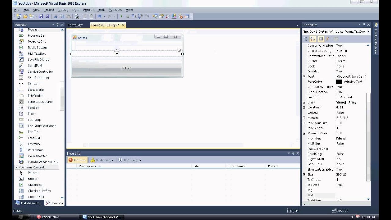 Visual Basic.Net - Creating Variables! | TutorialRegion
