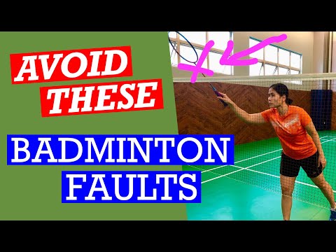 WHAT ARE THE FAULTS IN BADMINTON? Mistakes to avoid so you don't lose points #badminton #faults
