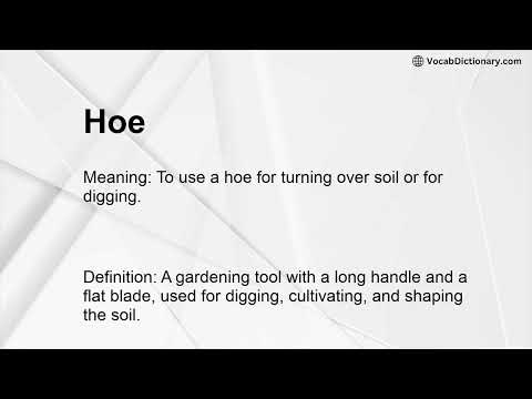 Hoe Meaning