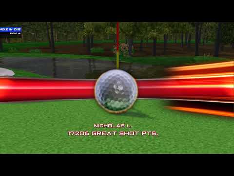 Golden Tee Great Shot on Southern Oaks!