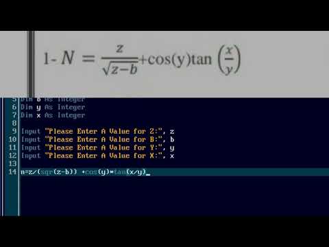Trigonometry In Qbasic Part 2(SOH - CAH - TOA)