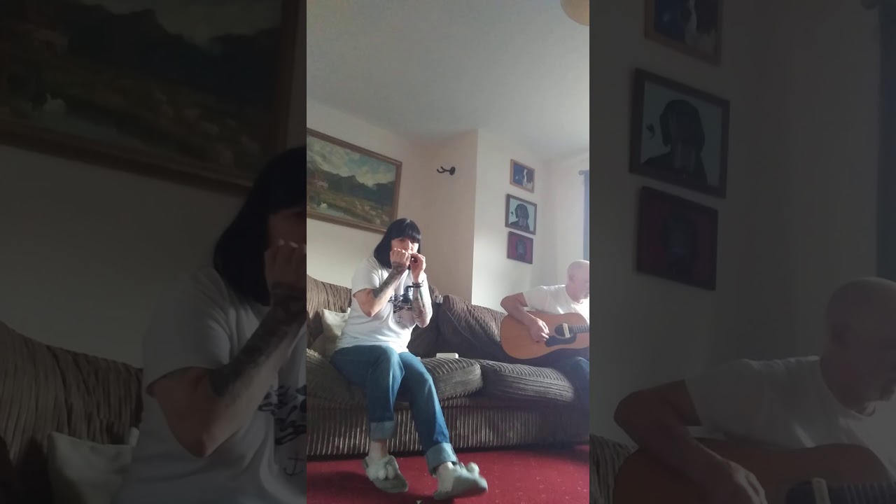 My husband is teaching me the harmonica during lockdown. Smashed it!