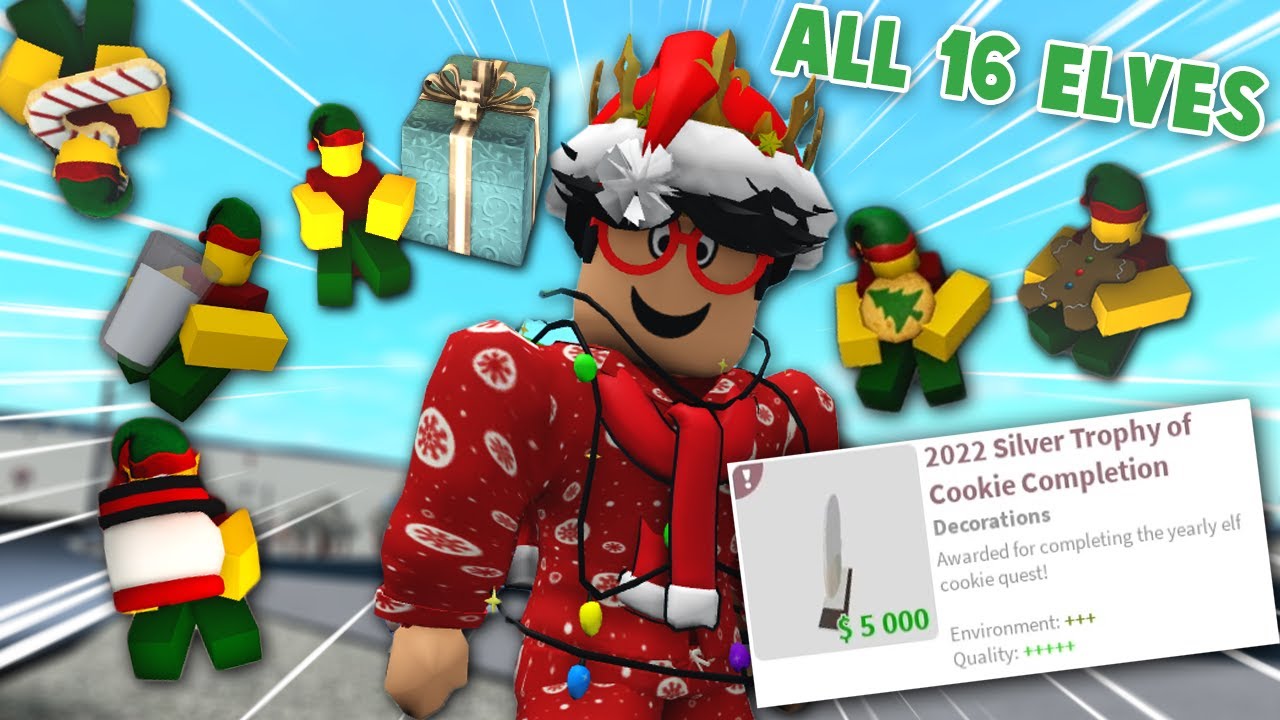 COMPLETE BLOXBURG 2022 ELF HUNT GUIDE... ALL LOCATIONS AND FOODS