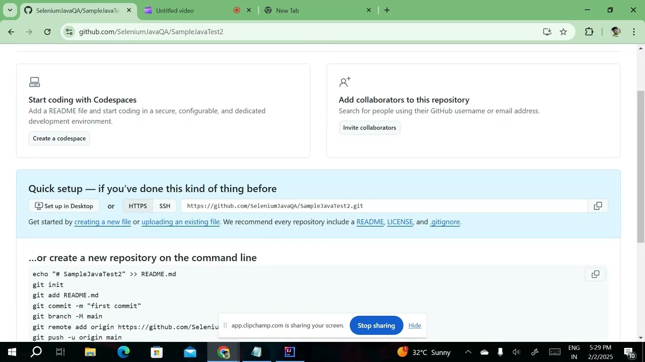 GitHub Code Commit on Intellij
