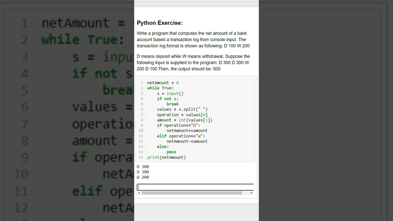 Python challenging programming exercises | Level 2 | learning python #shorts #python3