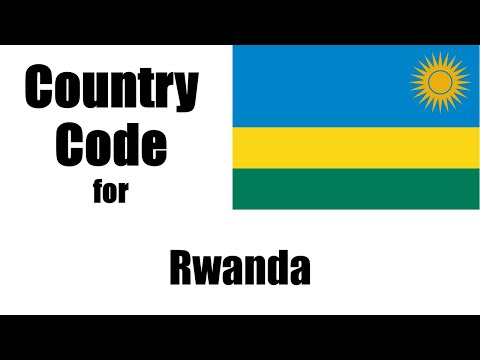 Rwanda Dialing Code - Rwandan Country Code - Telephone Area Codes in Rwanda