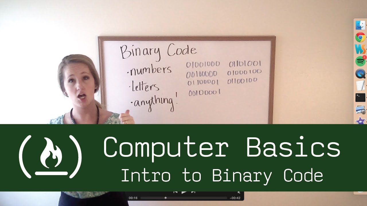Computer Basics 3: Intro to Binary Code