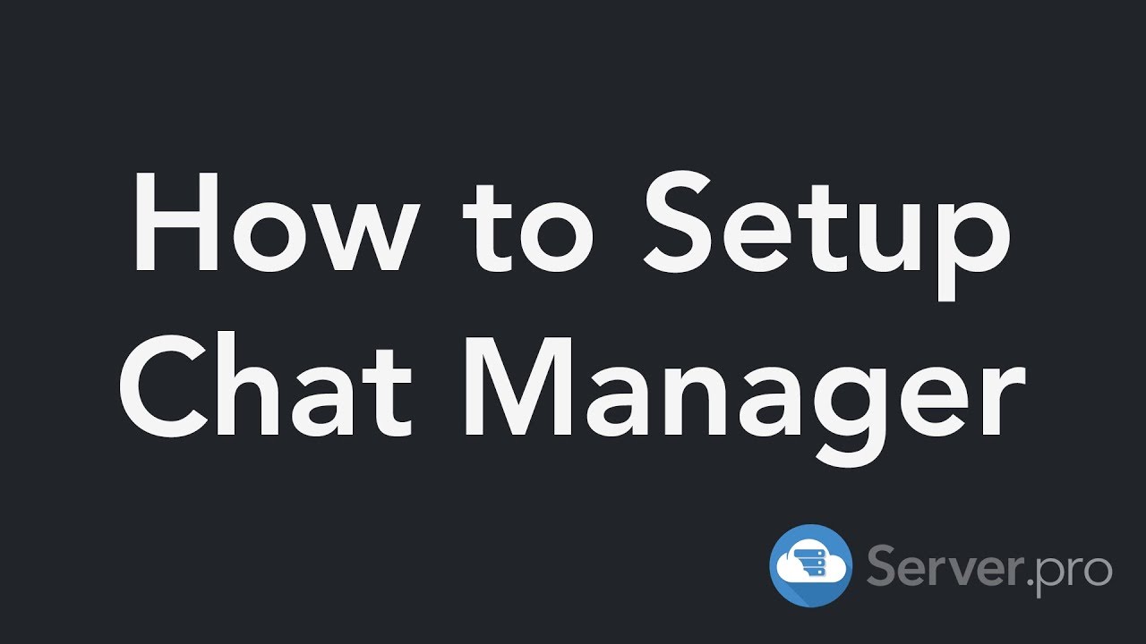 How to Setup ChatManager - Minecraft Java