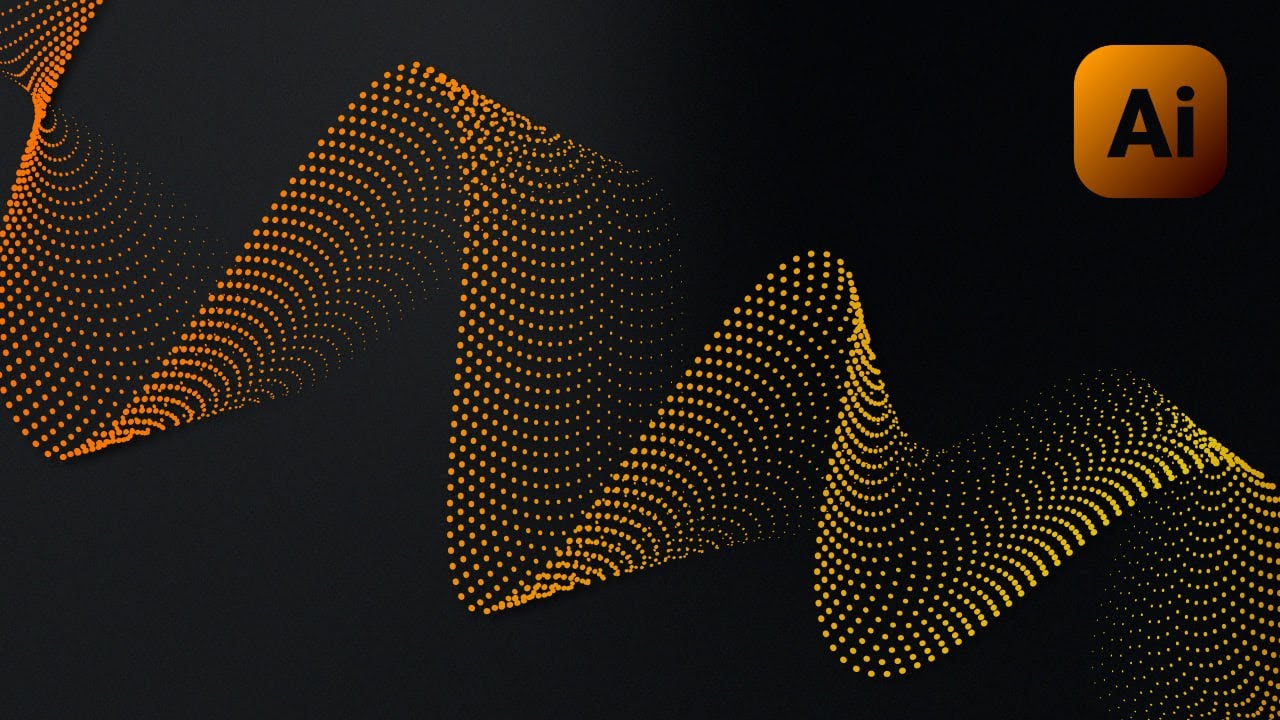 Particle Effect in  Illustrator | Adobe Illustrator Tutorial