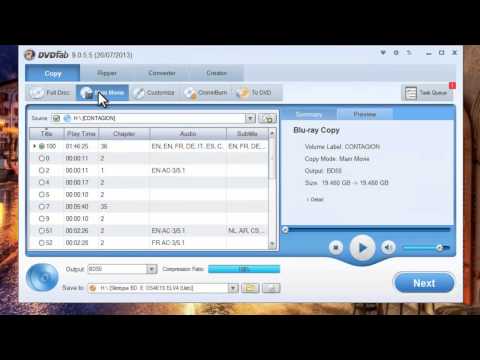 This is a tutorial on how to do a fast Blu-ray backup