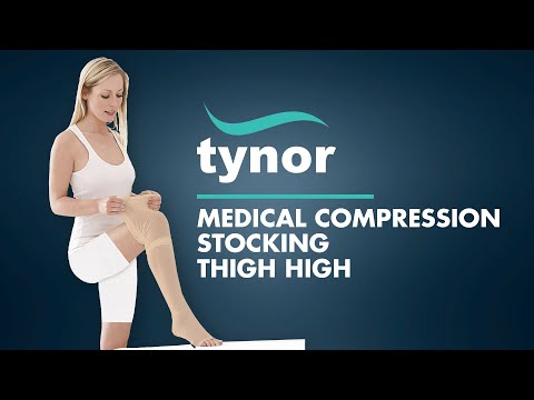 Tynor MEDICAL COMPRESSION STOCKING THIGH HIGH (I70) for gradual compression